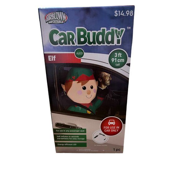 Gemmy | Holiday | Gemmy Airblown Inflatable Car Buddy Elf 3 Led Use In ...